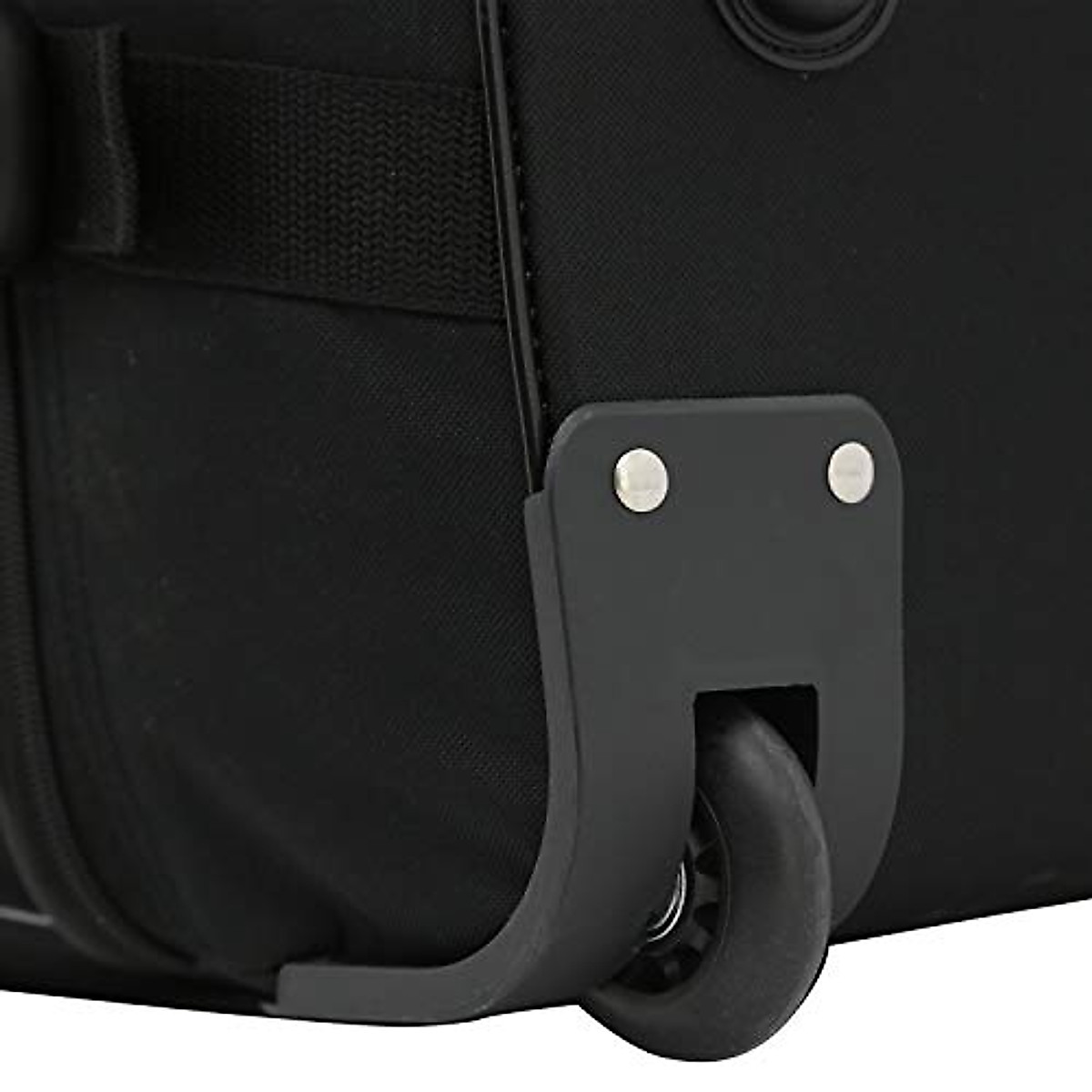 Travelers Club Unisex-Adult Adventure Rolling Travel Duffel Bag, Red, 22-Inch