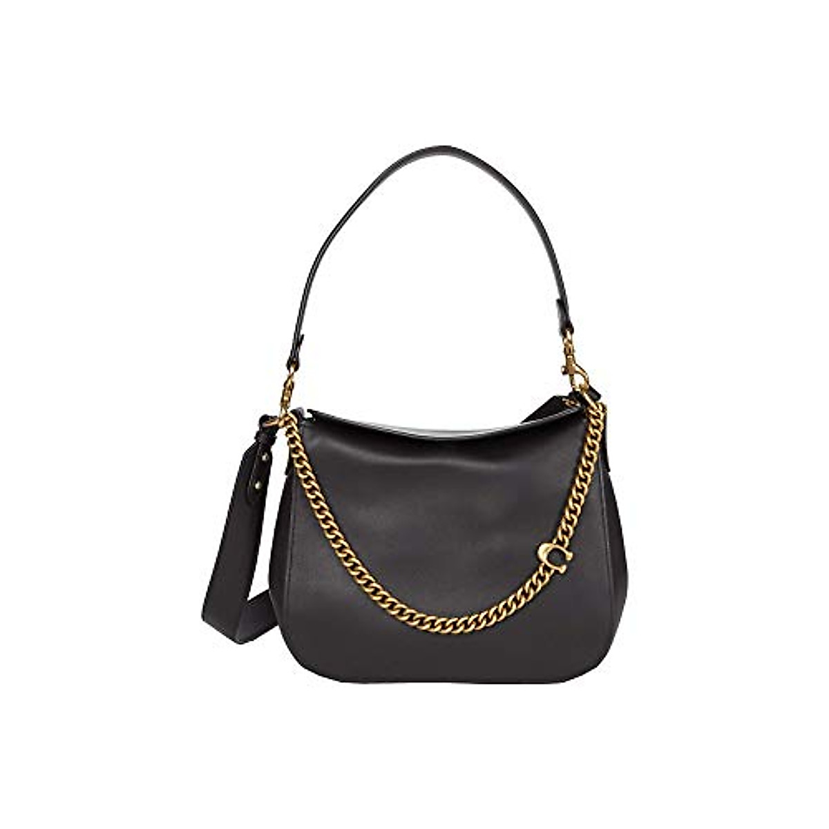 COACH Signature Chain Hobo B4/Black One Size