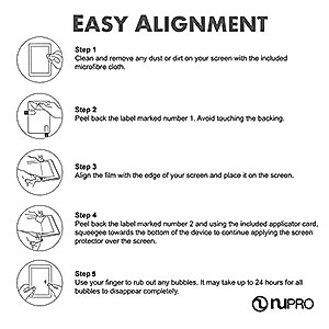 NuPro Anti-Glare Screen Protector for Amazon Fire HD 10 and Fire HD 10 Plus tablet (2021 release), 2-pack