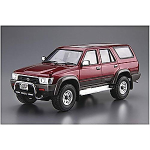 Aoshima 1/24 Scale Car No.104 VZN130G Hilux SSR-X Widebody 1991 - Plastic Model Building Kit # 56981