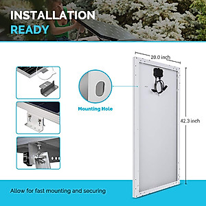 Renogy 200 Watt 12 Volt Monocrystalline Solar Panel Starter Kit with 2 Pcs 100W Solar Panel and 30A PWM Charge Controller for RV, Boats, Trailer, Camper, Marine ,Off-Grid System