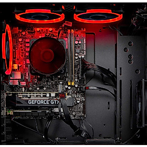 SkyTech Shadow 3.0 Gaming Computer PC Desktop - Ryzen 5 3600 6-Core 3.6GHz, GTX 1660 Super 6G, 500GB SSD, 16GB DDR4 3200, AC WiFi, Windows 11 Home 64-bit, Black