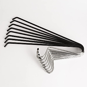 FREZON Blanket Hangers Drapery Hangers Heavy Duty Space Saving Nonslip - Great for Quilts, Sleeping Bags, Comforters, Table Cloths(12 Pack)