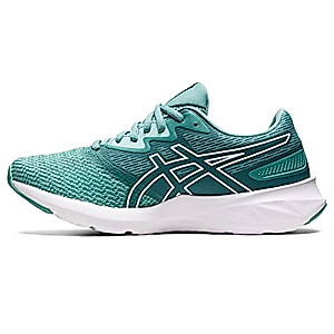 ASICS Women's FUZEBLAST Running Shoes, 7.5, Oasis Green/White