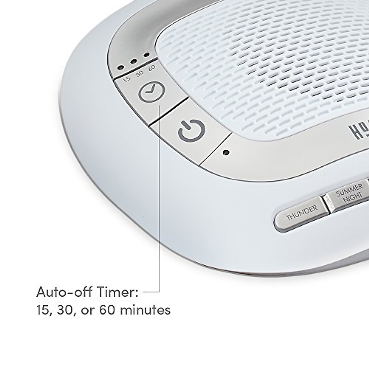 Homedics Rejuvenate White Noise Sound Machine. Travel Sound Machine for Sleep and Relaxing. Great for Travel, Nursery’s and Babies. 6 Relaxing Nature Sounds, Auto-off Timer