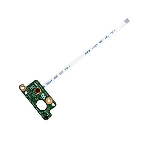 Zahara Power Button Board with Cable Replacement for Asus X551 X551C X551CA X551M X551MA X551MAV F551 F551M F551MA 35XJCP80000 D550 D550C D550CA 60NB0340-PS1040 (Green)