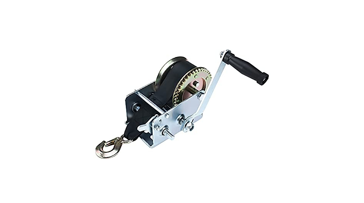 8MILELAKE Heavy Duty 2500lbs Winch for Trailer & Boat