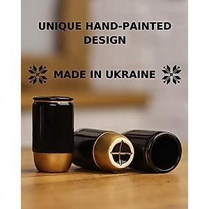 Ceramic Decanter Set 500Ml With Shot Glasses - Regalos Para Hombre - Tequila Liquor Whiskey Anniversary Bottle for Men - Alcohol Bar Decor For Home - Unique Dad Birthday Gift Ideas from Daughter Son