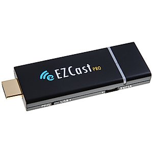 EZCast PRO Dongle Wireless Presentation Smart TV Stick High Speed MIMO 2T2R WiFi HDMI, Supports 4 to 1 Split Screens