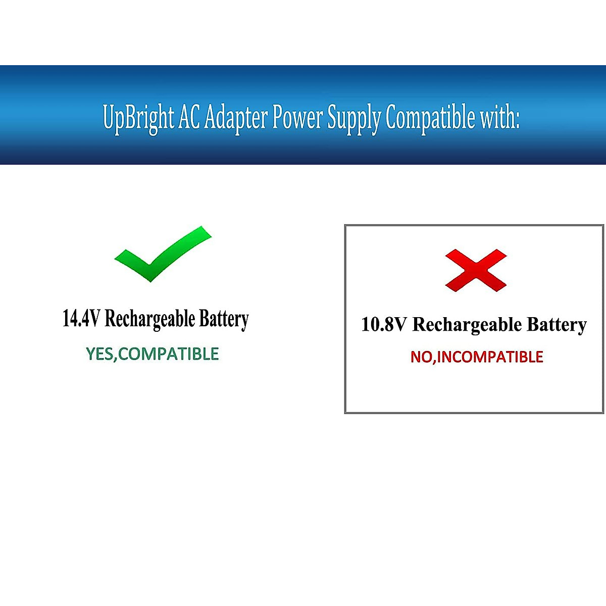 UpBright AC/DC Adapter Compatible with Bissell 2390 2390A 23903 Adapt Ion XRT 2387 14.4V Lithium Ion 2284 2284W Auto-Mate Pet Hair Eraser 14V Li-Ion Battery Vacuum Cleaner P2922UL-14.4V Power Charger