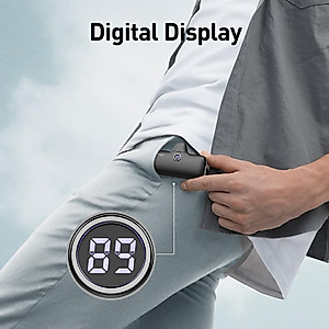 iWALK Portable Charger 4800mAh 20W USB C Power Bank Small Fast Charging Docking Battery Pack with LED Display Compatible with iPhone 15,15 Plus,15 Pro,15 Pro Max,Black