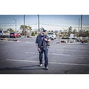 Helikon-Tex Greyman Tactical Pants for Men - Ripstop Mens Pants - Lightweight for Outdoors, Hiking, Law Enforcement, Work Pants, Dark Blue Denim Mid Waist 38 Length 32