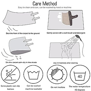 BOWESI Area Rugs 5x6ft, Golden Christmas Tree Decoration Balls Kids Rugs, Merry Christmas On Gray Background Princess Room Bedroom Rug, Fluffy Soft for Decor Teen Boys Room Lounge Nursery