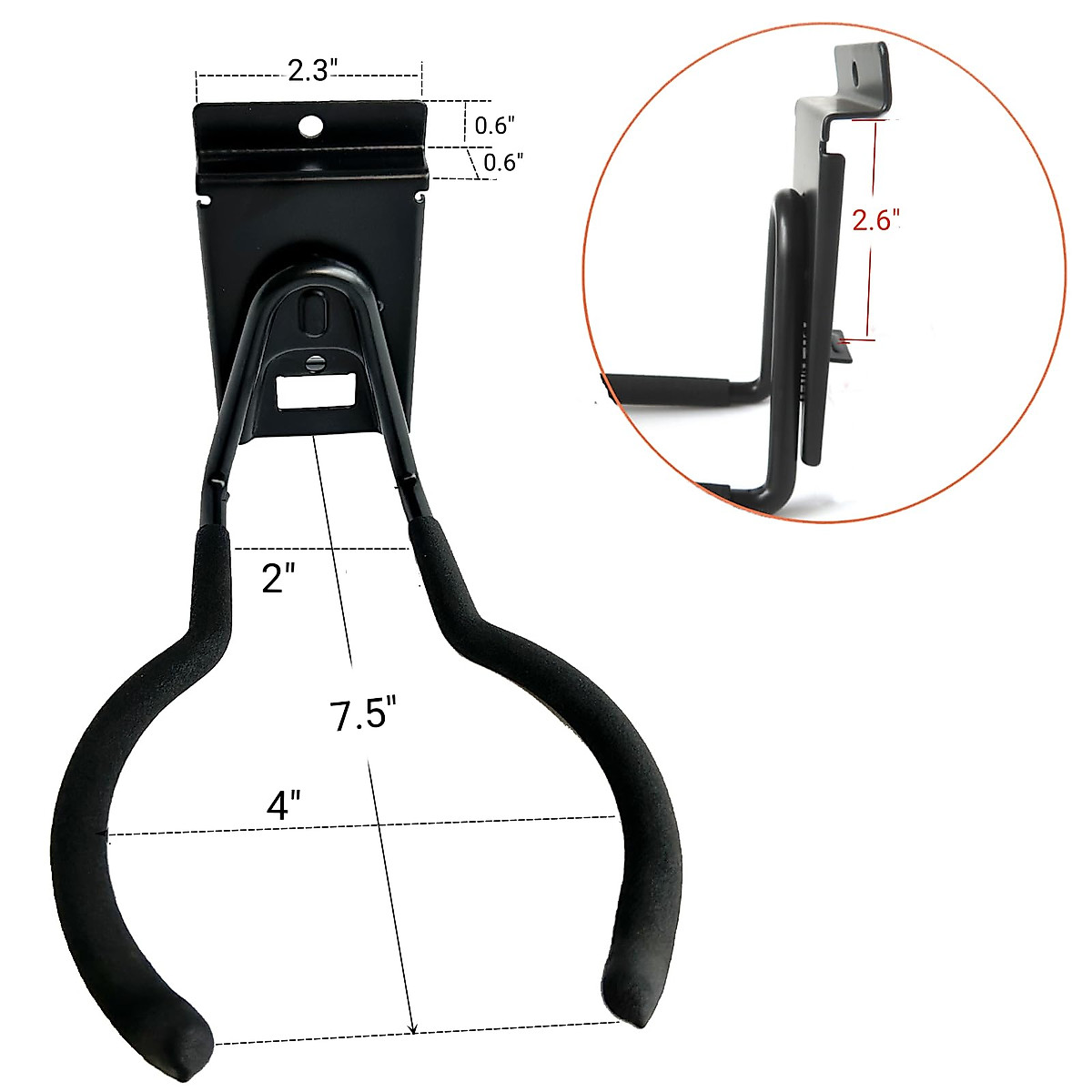 ATOOLA Power Tool Organizer for Slatwall, Garage Hooks for Hanging Yard Tools, Anti-Slip Weedeater Rack and Trimmer Holder, Versatile Slat Wall Drill Holder, 620 Series Slatwall Hooks