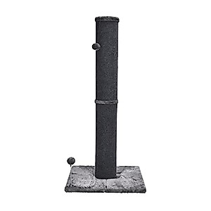 Cat Craft Bobcat Cat Plush Scratching Post with Integrated Cat Toy, Gray, Large (42")