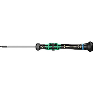WERA 05118066001 2054 Screwdriver for Hexagon Socket Screws for Electronic Applications, 1.5 x 60 mm