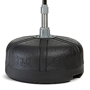 Everlast Hyperflex Strike Bag with Dual Hyperflex Individual Locking Springs and High Density Plastic Base, 63 Inch Maximum Height Setting, Red