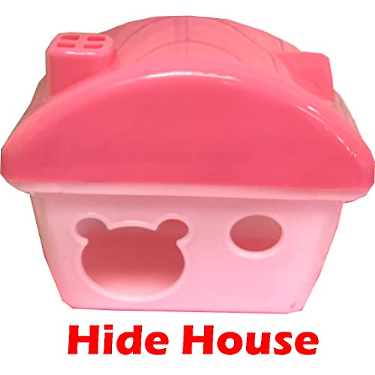 2 Floor Syrian Hamster Habitat Rodent Gerbil Mouse Mice Rats Animal Cage (19 x 12 x 15 H, Pink)