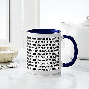 CafePress Binary Code 101 Mugs Ceramic Coffee Mug, Tea Cup 11 oz