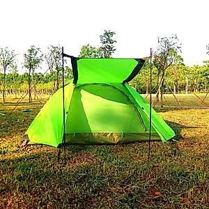 Marvquester 126 CM Carbon Fiber Tent Pole 65g Ultralight Pyramid Tent Double A Tent Straight Tent Pole Replacement Accessories