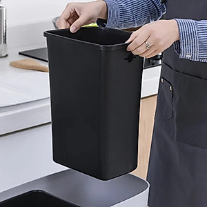 MFCHY Kitchen Trash Can Classify Living Room Dry and Wet Separation Large Trash Garbage Bin