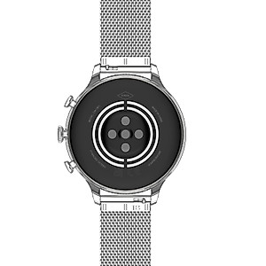 Fossil Unisex Gen 6 42mm Stainless Steel Mesh Touchscreen Smart Watch, Color: Silver (Model: FTW6083V)