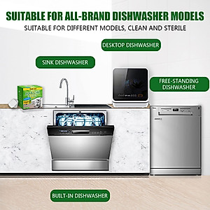 Finally Fresh Dishwasher Cleaner And Deodorizer, Dishwasher Cleaner Tablets to Remove Limescale and Mineral Buildup, Formulated to Clean Inside All Machine, 12 Count.