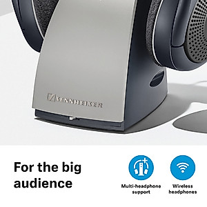 Sennheiser RS120 II On-Ear Wireless RF Headphones with Charging Cradle
