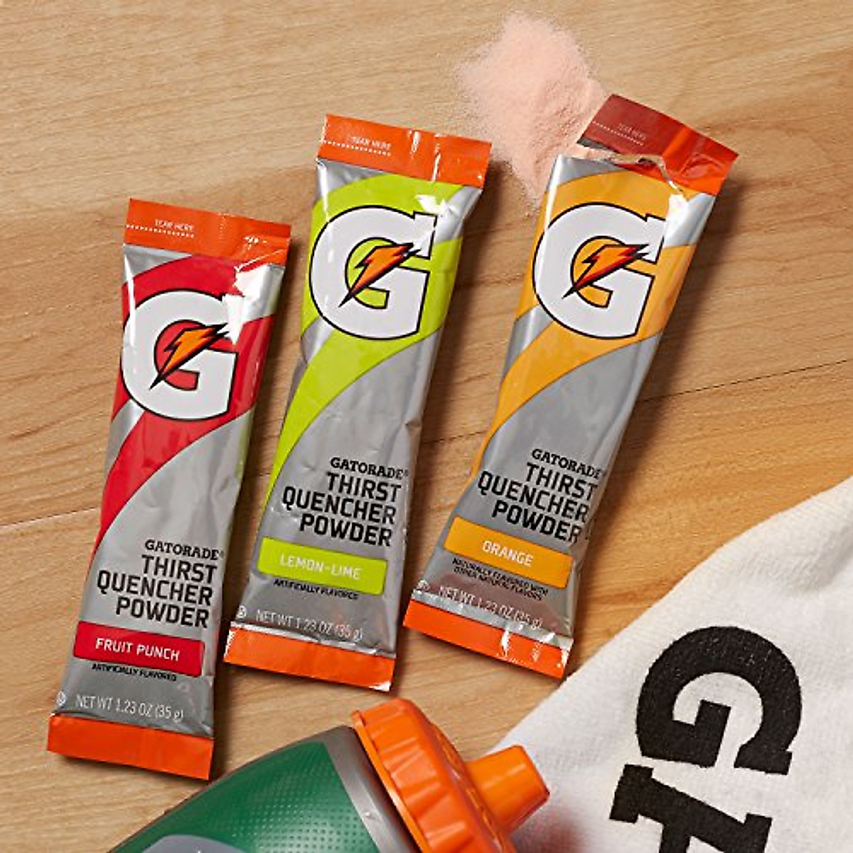 Gatorade Powder Sticks, Orange, Makes 20 ounces/stick (Pack of 8)