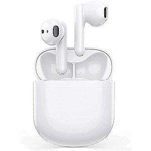 Wireless Earbud Bluetooth 5.0 Headphones Noise Cancelling Air Buds Pods 3D Stereo Ear pods in-Ear Ear Buds with Deep Bass Earphones Sport Headsets for airpod Android/Samsung/Apple iPhone