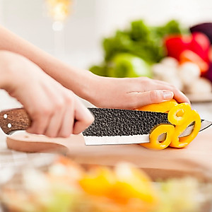 WLQiu Chef Knife, 8 Inch Professional Kitchen Knife,High Carbon Stainless Steel Ultra Sharp Knife, Chefs Knives with Ergonomic Handle