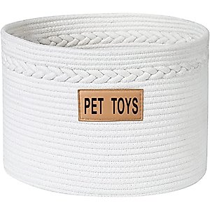 Midlee Oval Braided Handle Toys Basket