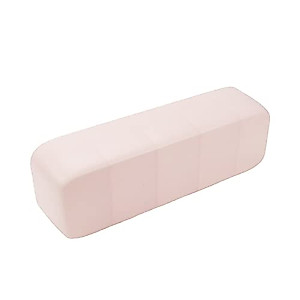 Bisbai Plastic 5 Compartment Divided Drawer, Cabinet, Closet Storage Box - Organizer, Pink (2Pcs)