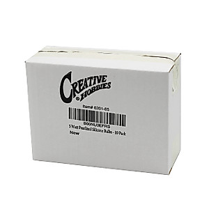 Creative Hobbies Pearlized Silicone Dipped Electric Candle Lamp Chandelier Light Bulbs, Glow Gold When Lit, 5 Watt, Individually Boxed | 10 Pack