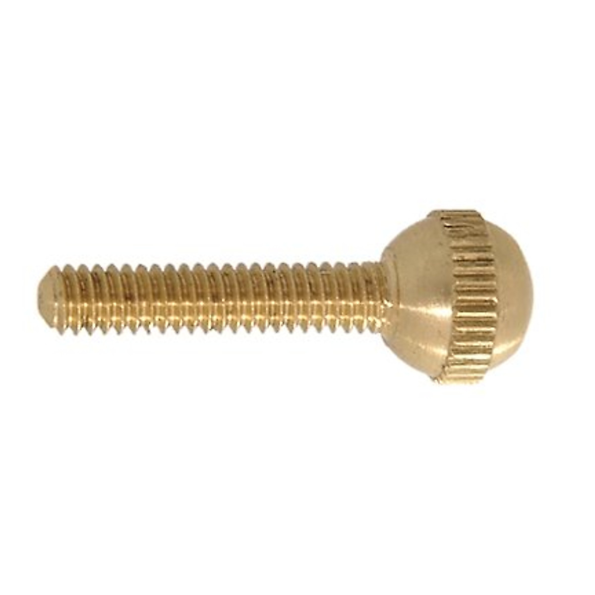 B&P Lamp® 8/32 Brass Ball-Head Thumb Screws, 1/2" Thread Length