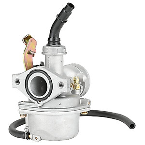 YOXUFA PZ19 Carburetor Carb Cable Choke for TaoTao Baja Kazuma Loncin Sunl Peace Sports Kayo Fox SSR Lazer 6 Kandi 50 70 90 110 125cc Chinese 4 Wheeler ATV Quad Pit Dirt Bike Go Kart Cart Moped Parts