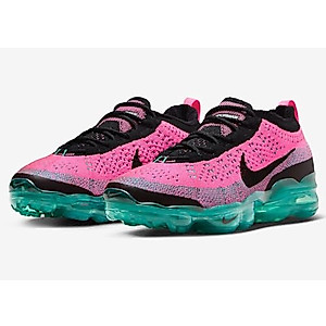 Nike Air Vapormax 2023 Flyknit Women's Running Shoes (Clear Jade/Pink Blast/White/Black FN7182-335, US Footwear Size System, Adult, Women, Numeric, Medium, 10)