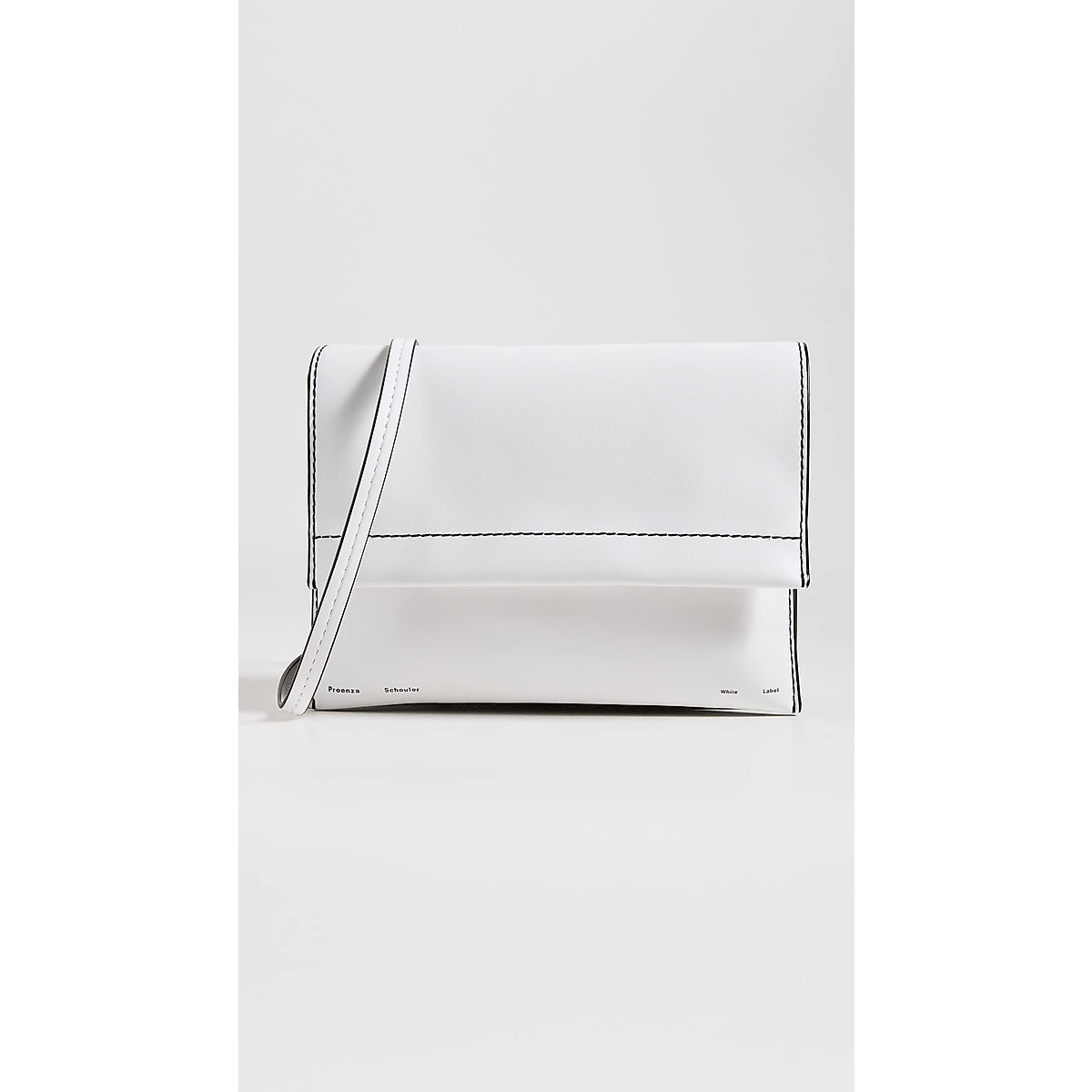 Proenza Schouler White Label Women's Accordion Flap Bag, Optic White, One Size