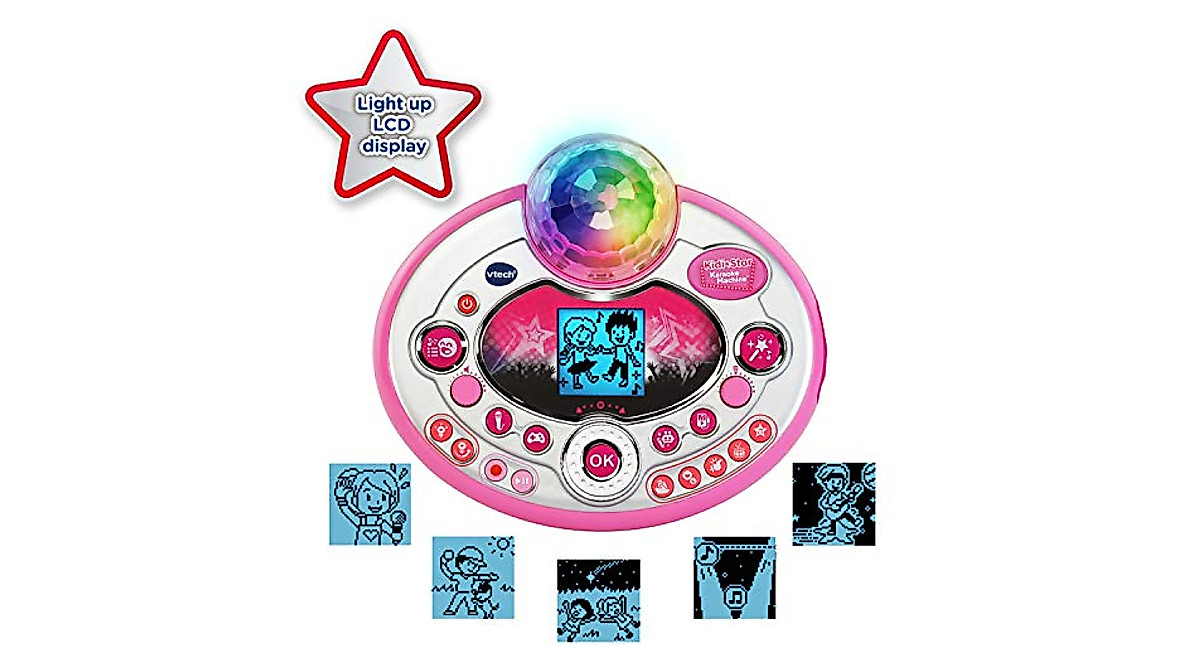 VTech Kidi Star Karaoke Machine Deluxe - 2 Mics, Pink