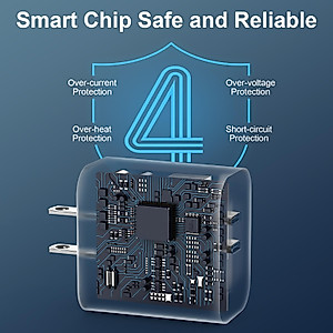 USB C Charger for iPhone 15 Pro Max Charger Fast Charging, 20W USB C Charger Block with 10FT Long USB C to C Fast Charging Cord Cable Compatible for iPhone 15 Pro Max/15 Pro/15 Plus,Samsung Galaxy