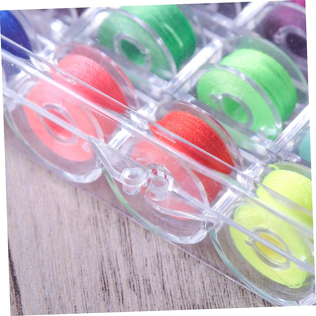 TEHAUX Home Sewing Machines 25 Pcs Bobbin Case Bobbin Winder Bobbin Thread Bobbin Storage Bobbin Holder High Speed Home Sewing Machine