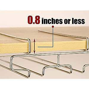 Wine Glass Shelf, Upside-down Home Goblet Iron Art Shelf, Wine Glass Hanging Storage Rack 3 Rows (Size : 2)