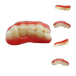 Fruidles Gummi Teeth Candy, Delicious Fruit Flavors Gummies (Half-Pound)