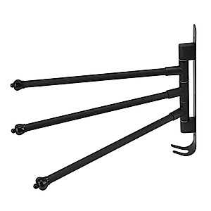 Stainless Steel Swivel Towel Rack 4 Arms Bathroom Towel Hanger Holder 180 Degrees Swivel Towel Bar Rotating Bath Towel Rack Swing Out Towel Racks for Bathroom Kitchen Home Hotel(3 Arms)