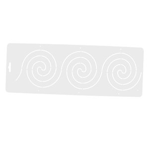 EXCEART Embroidery Template Embroidery Tools Quilting rulers Embroidery Stencils Quilting Tools Sewing Measure Tool Transparent Sewing Template Drawing Template pp Crimping Proofing Ruler