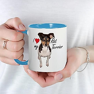 CafePress Rat Terrier Mug Ceramic Coffee Mug, Tea Cup 11 oz