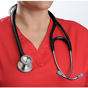 ADC Adscope 602 Traditional Cardiology Stethoscope, Burgundy