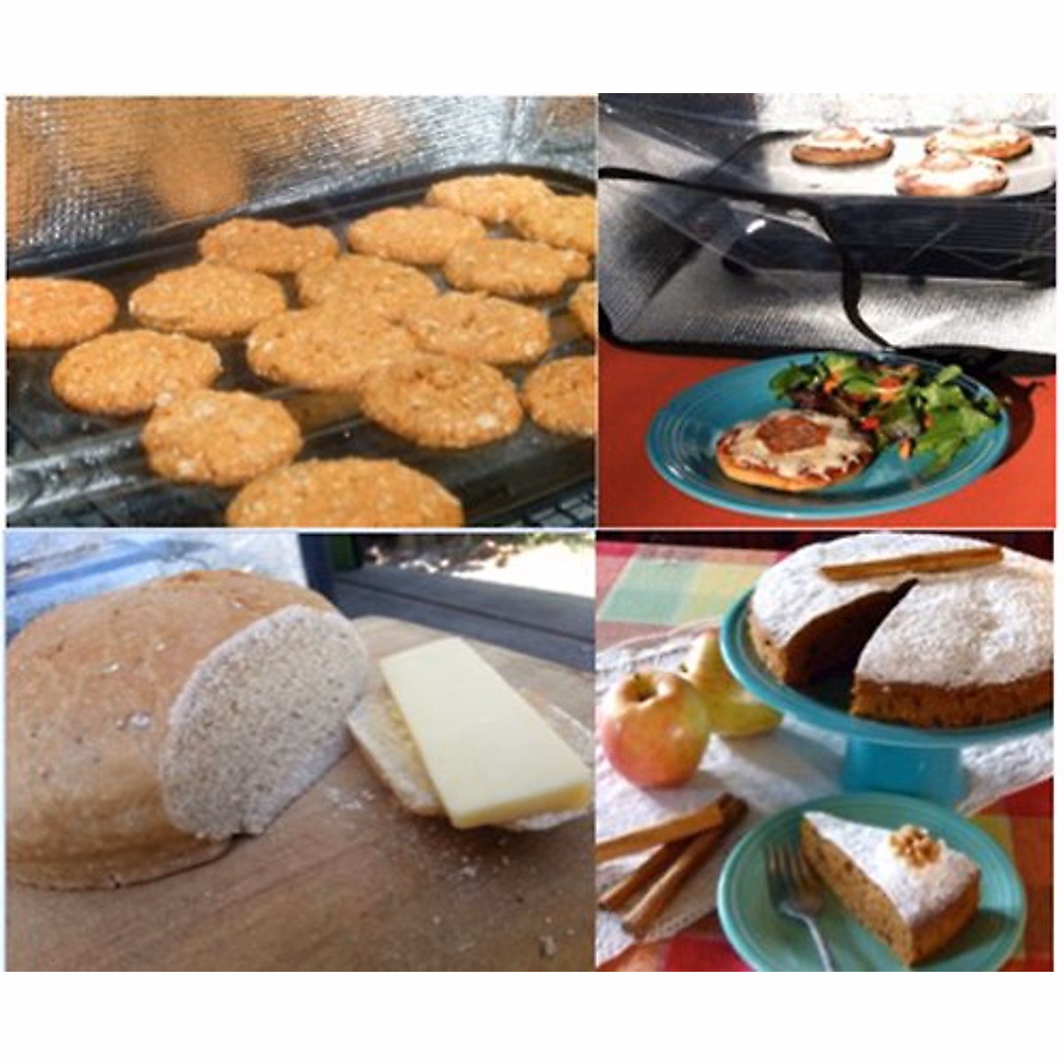 Sunflair Portable Solar Oven Deluxe with Complete Cookware, Dehydrating Racks, and Thermometer - Great for Camping, Outdoor Activities