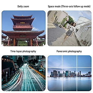 FeiyuTech Scorp Mini 3-Axis All in One Gimbal Stabilizer for Mirrorless Camera with Short Lens, Compact Cameras, Action Camera Gopro, 54-88mm Width iPhone 15 Pro, 1.3" Touch Screen, 2.6lbs Payload