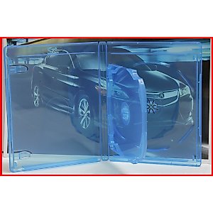 5 PK BLU-RAY Multi 3 Discs CASE Holder (VIVA ELITE Similar) Triple MEGADISC Premium Quality